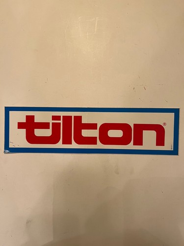 Original Vintage Tilton “racing” Sticker -9.5x2.75” (8L) | eBay