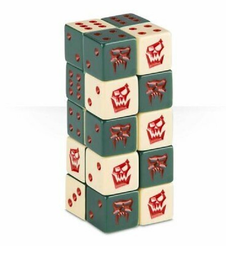 ORK MORK & GORK DICE 40K WARHAMMER 40,000 USED D6 OPEN LOOSE | eBay