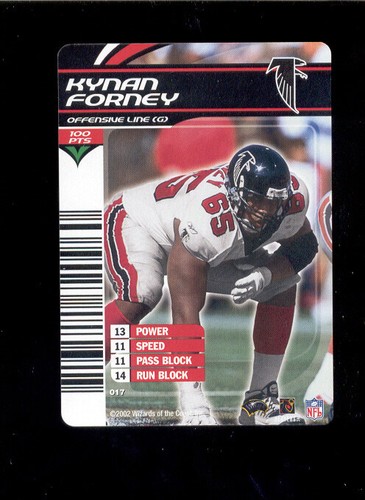 2003 NFL Showdown KYNAN FORNEY Atlanta Falcons Rare Card | eBay