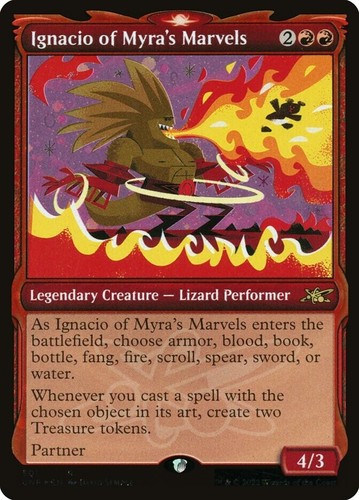 GALAXY FOIL Ignacio of Myra's Marvels Unfinity Magic MTG Legendary ...