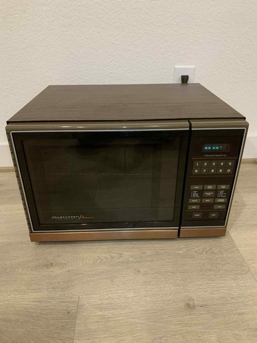 Vintage 1987 Amana Radarange Microwave Oven Touchmatic RS458P 1500 ...