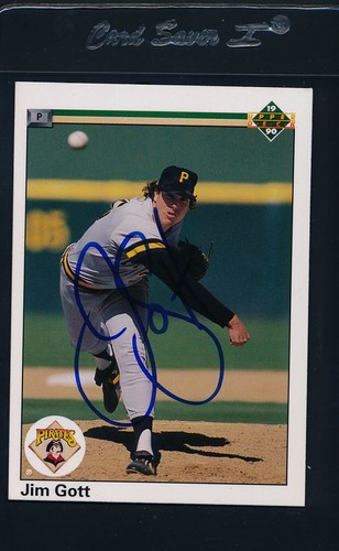 1990 Upper Deck #89 Jeff Gott Pirates Signed Auto *25234 | eBay