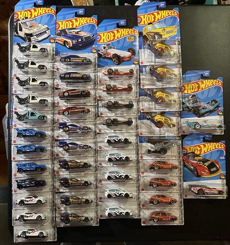 Hot Wheels HW Drag Strip Series Lot Of 42 cars. Honda Civic,Copo Camaro ...