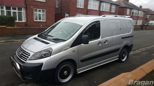 Toit Aluminium Rail Avec Porte Acier Embouts Pour citroen dispatch Swb ...