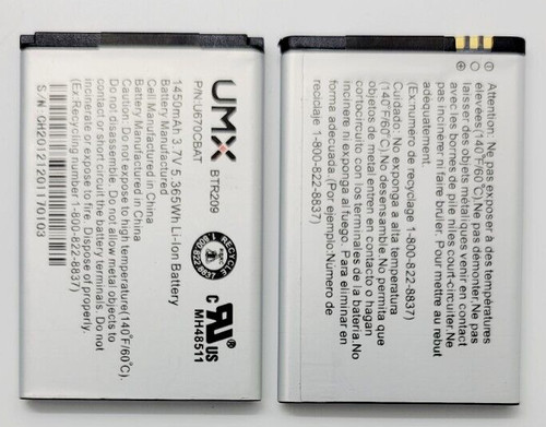 PCD Battery for Zte Vm2090 UMX BATTERY FOR ZTE P/N:U670CBAT BTR209 BTR ...