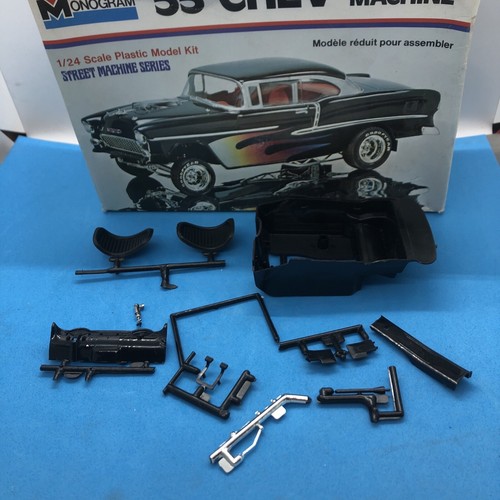 Monogram 1:24 55 Chevy Street Machine Like BadMan ? INTERIOR LBR Model ...