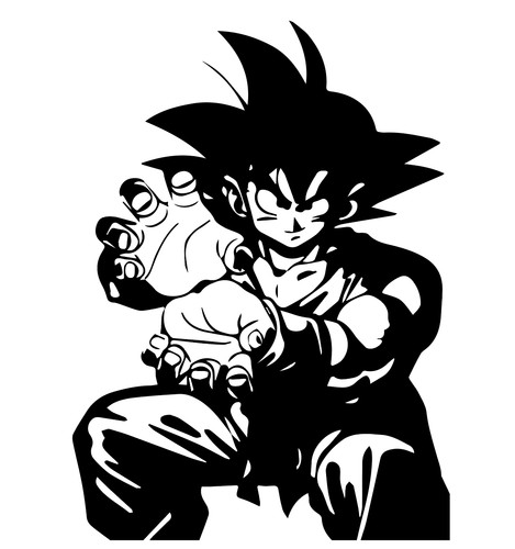 Goku Dragon Ball Z decal sticker for car/truck laptop window custom | eBay