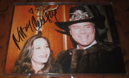 Mary Crosby signed autographed PHOTO Kristin Shepard in Dallas she shot ...