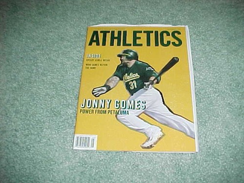 2012 Oakland A's Baseball Program Johnny Gomes Baseball Poster Insert ...