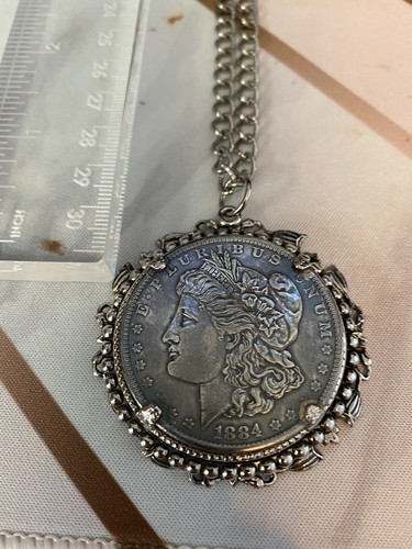 1884 morgan silver dollar Necklace | eBay