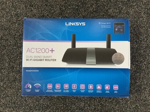Linksys AC1200+ Dual-Band Smart Wi-Fi Gigabit Router (Model# EA6350) | eBay