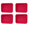 Pyrex 7211R 4-Lock/Freshlock Poppy Red Replacement Lid Cover ...