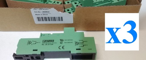 x3 NEW 2833534 Phoenix Contact, PR1-BSP3/2X21 Relay socket 3pcs | eBay