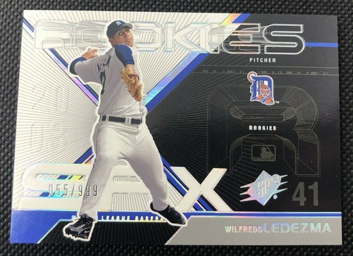 Wilfredo Ledezma 2003 SPx #130 ROOKIE CARD Detroit Tigers Parallel ...