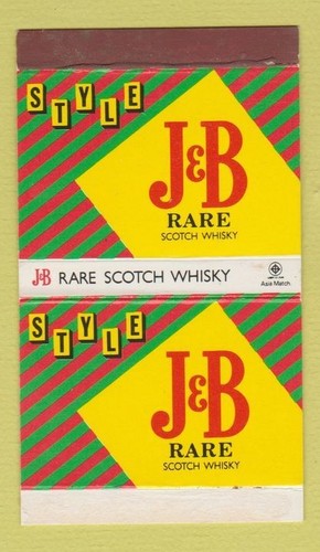 Matchbox - J&B Rare Scotch Whiskey | eBay