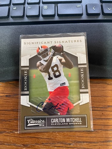 2010 Classics Significant Signatures Gold #118 Carlton Mitchell /499 | eBay