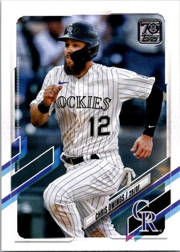2021 Topps Update Baseball US45 Chris Owings | eBay