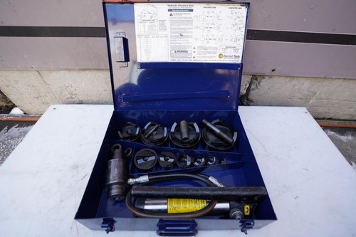 Current Tools Model # 154 1/2"- 4" Hydraulic Knock-Out Punch Die Set ...
