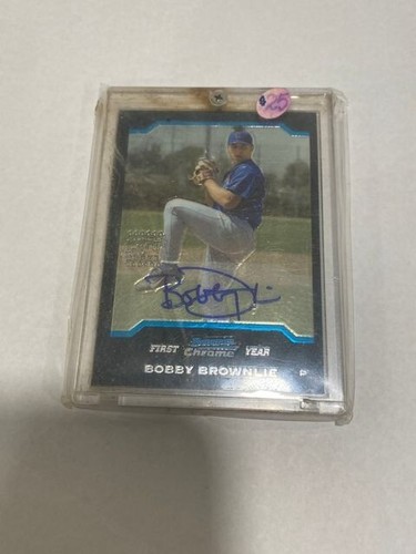 2004 Bowman Chrome Rookie Autograph Bobby Brownlie #348 Chicago Cubs | eBay