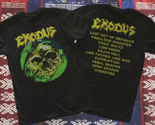 Exodus Vintage T-Shirt 80's Tour 1989 Fabulous Disaster Thrash Metal ...