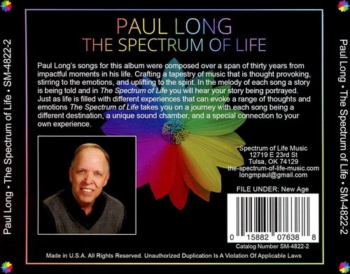 PAUL LONG THE SPECTRUM OF LIFE NEW CD 15882076388 | eBay