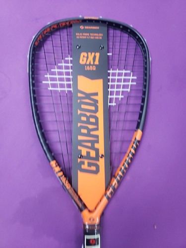 GEARBOX GX1 165Q Orange Racquetball Racquet 165 Quad 3 5/8 small grip ...