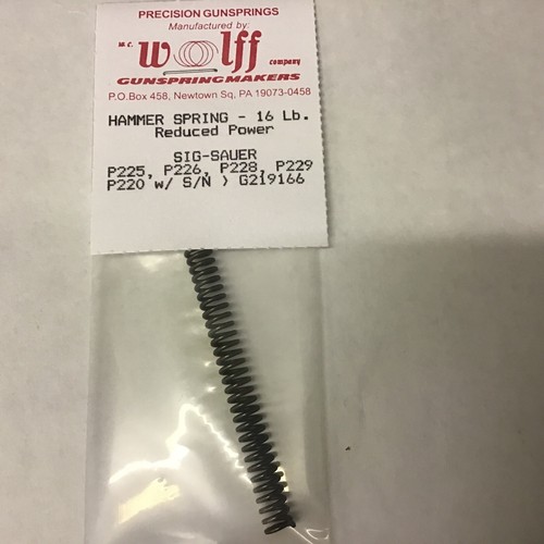 Wolf 16 Lb Hammer Spring For Sig Sauer P225, P226, P228, P229, P220. # ...
