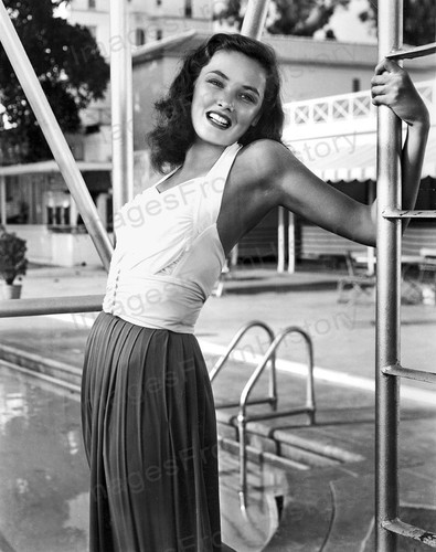8x10 Print Gene Tierney Poolside FOX Portrait 1941 #GTAS | eBay
