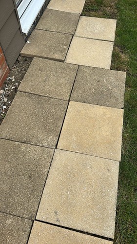 Marshall Saxon Buff Paving Slabs 450 X 450 | eBay UK