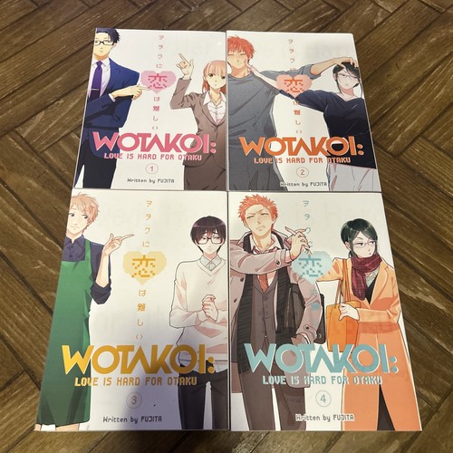 Wotakoi Love Is Hard for Otaku Vol 1–4 Manga Set English by Fujita | eBay