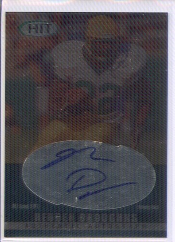 reuben droughns rookie rc auto autograph oregon ducks college foil sp ...