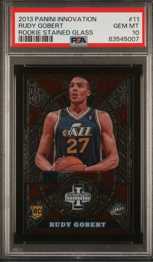 Rudy Gobert 2013 Innovation #11 Rookie Stained Glass /(SSP) Price Guide ...