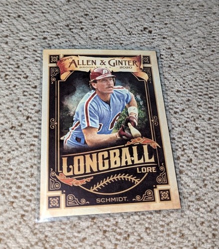 2020 MIKE SCHMIDT TOPPS ALLEN & GINTER LONGBALL LORE INSERT #LL-37 ...