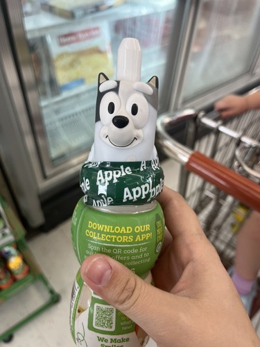 BLUEY Cartoon RARE MUFFIN Character Good 2 Grow Juice W/ Topper ...