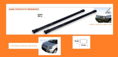 Portapacchi e barre trasversali per Fiat Panda 141 | Acquisti Online su ...