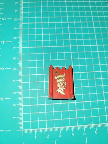 Vintage 1977 Stratego Red Majors #4 Army Piece Board Game Replacement ...