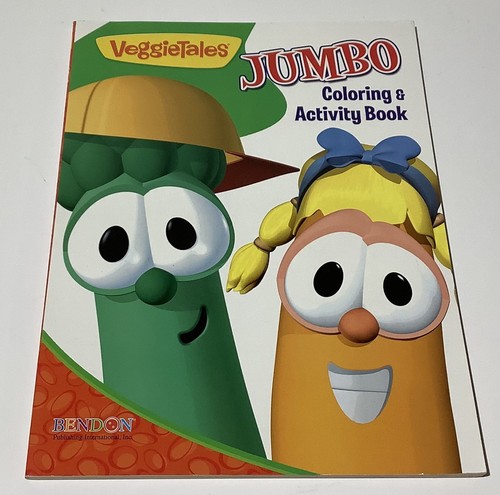 Veggie Tales VeggieTales Jumbo Coloring & Activity Book UNUSED 2011 | eBay
