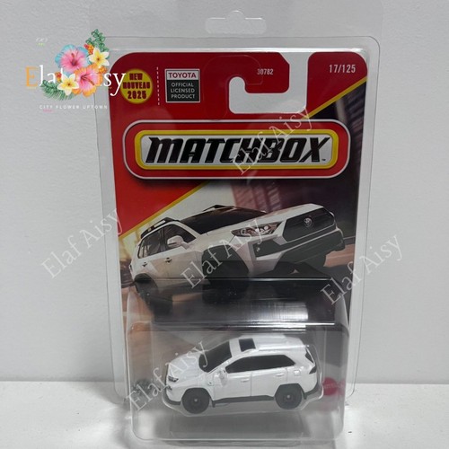 NEW 1:64 2025 Matchbox 17/125 Toyota RAV4 TRD White Diecast Car with ...
