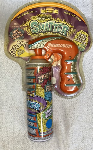New Sealed Nickelodeon Smatter String Slime Blaster Silly Fling Sealed ...
