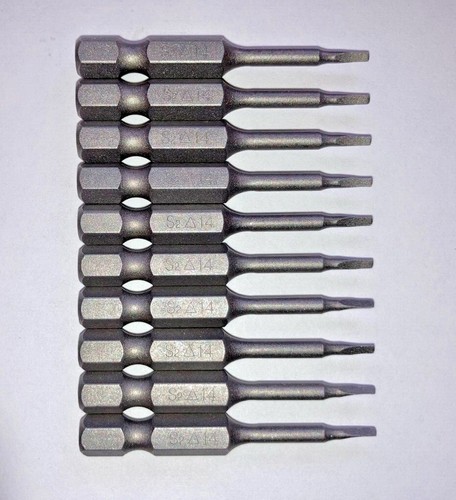 TA14 TR14 Triangle 1.4 mm Screwdriver Drill Insert Power Bit 10 Pack | eBay