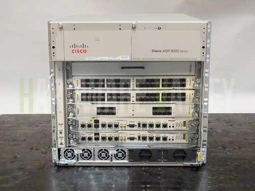 ASR-9006-AC-V2 +FAN +2xPWR-3KW-AC + 2x A9K-RSP440-SE +A9K-16T/8-B +2x ...