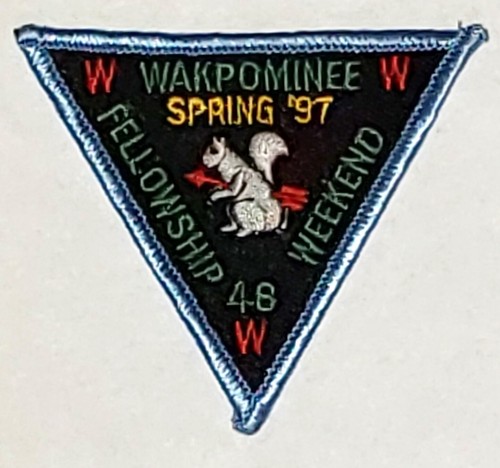 Lodge 48 Wakpominee eX1997 Spring Fellowship Weekend Pocket Patch OA BSA | eBay