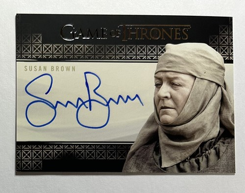 Rittenhouse Game of Thrones Susan Brown VALYRIAN STEEL AUTO Autograph ...