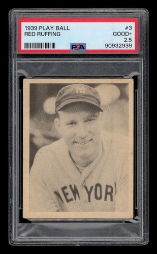 1939 Play Ball Set-Break # 3 Red Ruffing PSA 2.5 GOOD+ | eBay