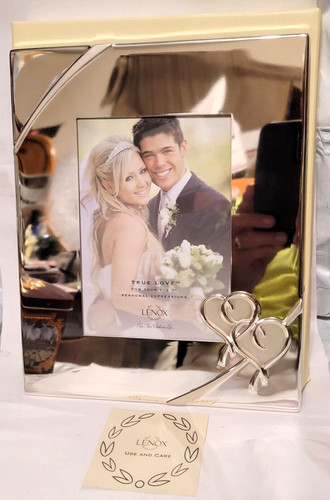 Lenox True Love 8x10 Frame Silver-plated 5x7 Picture Wedding Memories ...