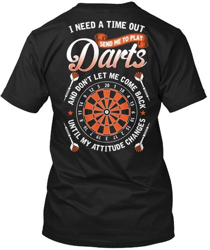Darts Time Out Tee T-Shirt Made in the USA Size S to 5XL | eBay