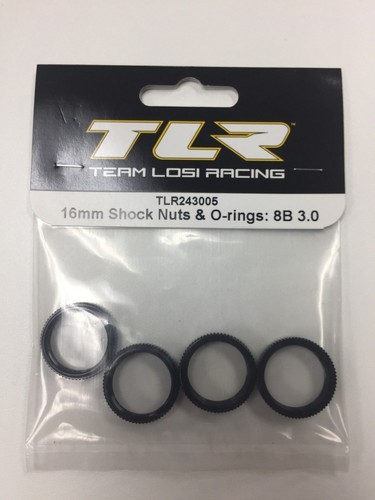 NEW! TEAM LOSI 8IGHT 3.0/4.0 16MM SHOCK COLLARS & O-RINGS. PART# ...