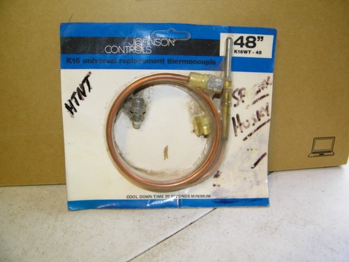 Thermocouple -Johnson Controls K16WT-48 Thermocouple 48" Universal ...