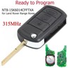 Remote Flip Folding Key Shell Case For Land Rover Discovery LR3 Range 3 ...