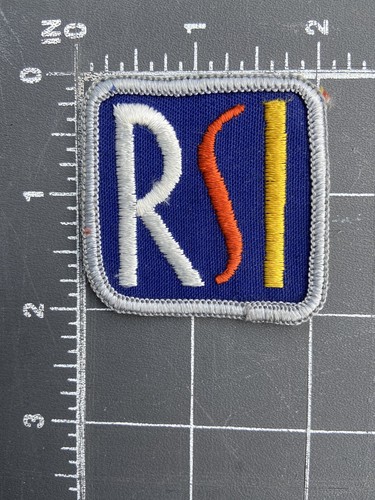 Vintage RSI R.S.I. Company Logo Patch Research Solutions International ...